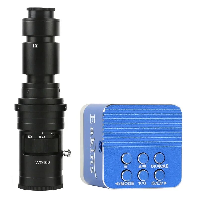 Eakins 8MP 4K Video Microscope Camera with 500x lens