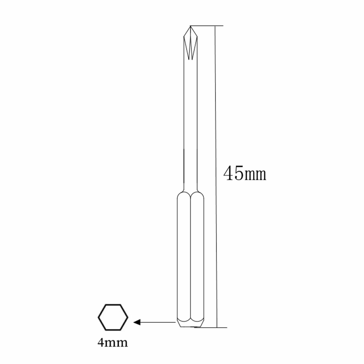 Прецизионные биты Kingeser для отвертки Xiaomi Mijia S2 45mm T8H