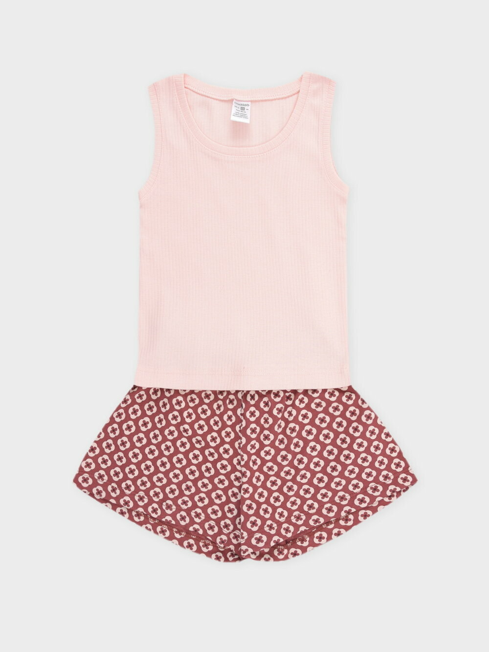 Пижама К 1649-1/зефир,геометрические ромашки