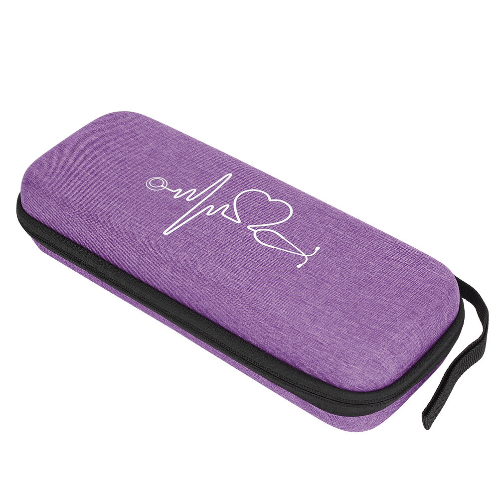 Simple Shockproof Stethoscope Storage Bag EVA Portable Organizer BoxPurple