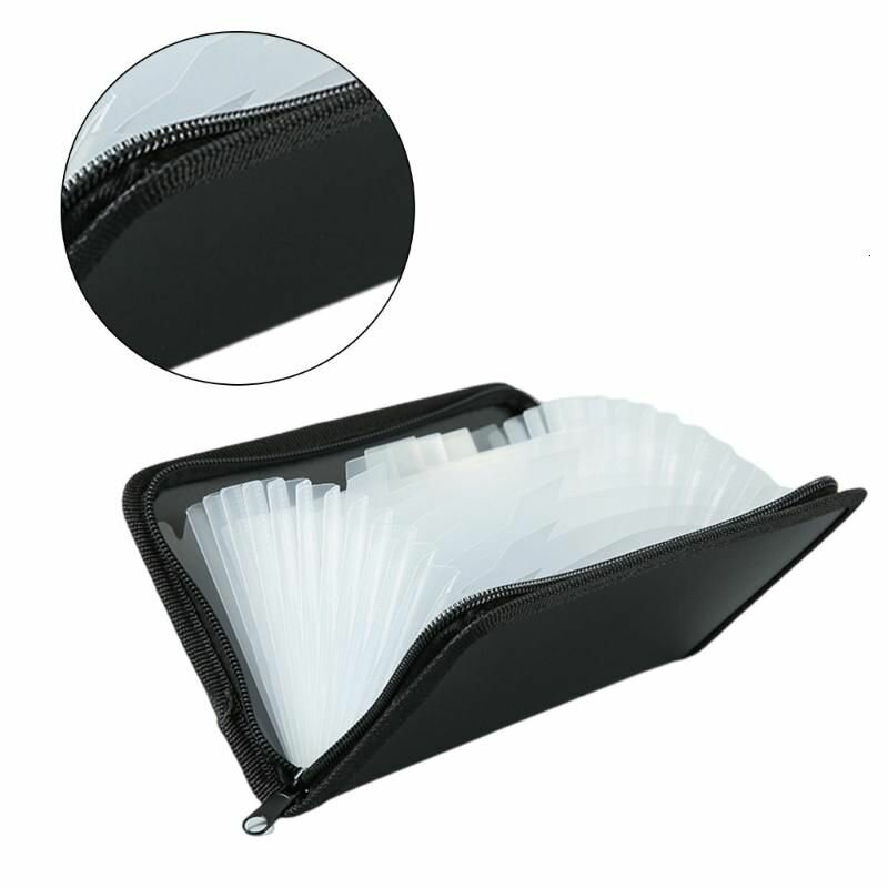 Многослойная папка для хранения банкнот A6-черная прозрачная