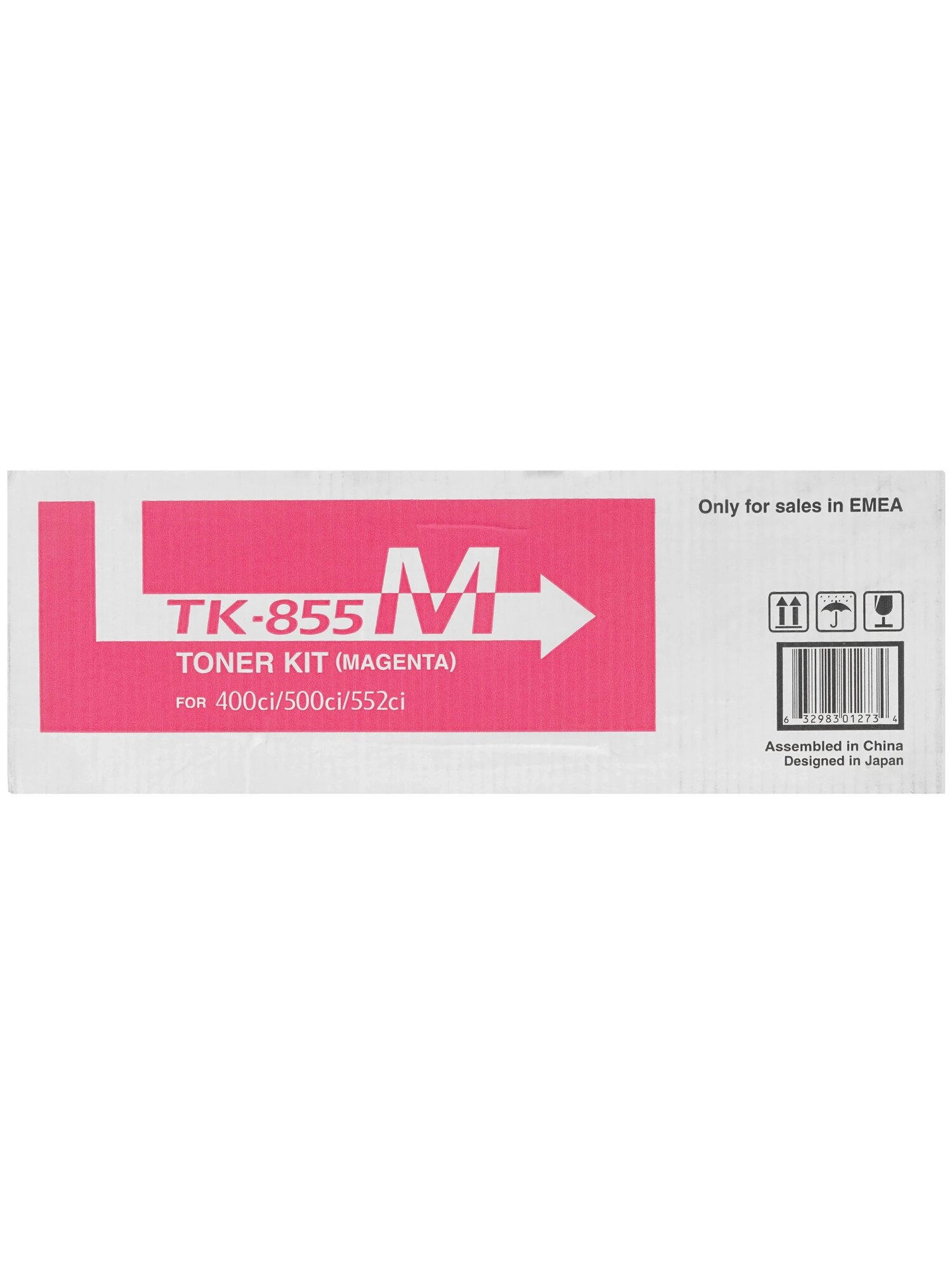 Тонер-картридж Kyocera TK-855M 1T02H7BEU0 для МФУ Kyocera TASKalfa 400ci/ 500ci Magenta 18000 страниц