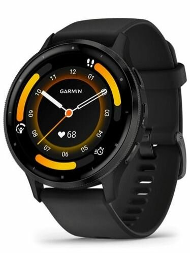 Умные часы Garmin Venu 3 45mm Slate Stainless Steel Bezel with Black Case (010-02784-51)
