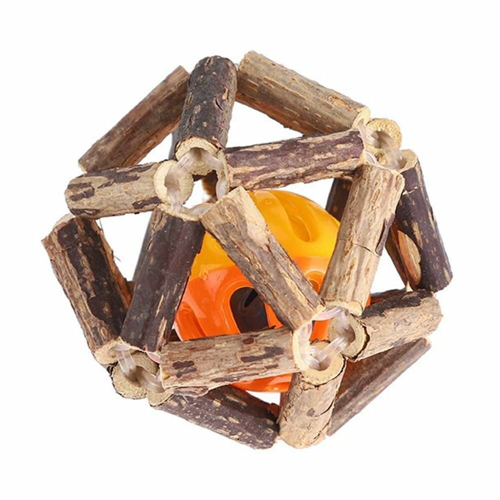 Мячик из палочек мататаби / Натуральная игрушка для кошек