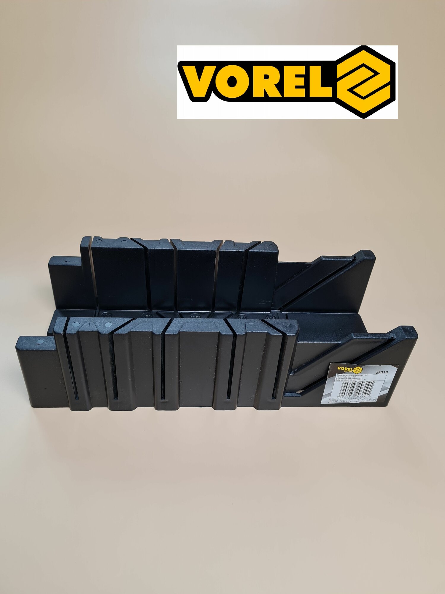 Стусло пластиковое 3,5" 22,5, 45 и 90 гр, 290 х 85, VOREL, 29319