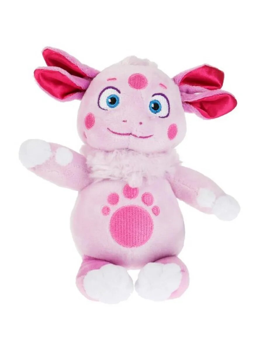 Игрушка мягкая лунтик 14 см, муз. чип, в пак. Мульти-пульти