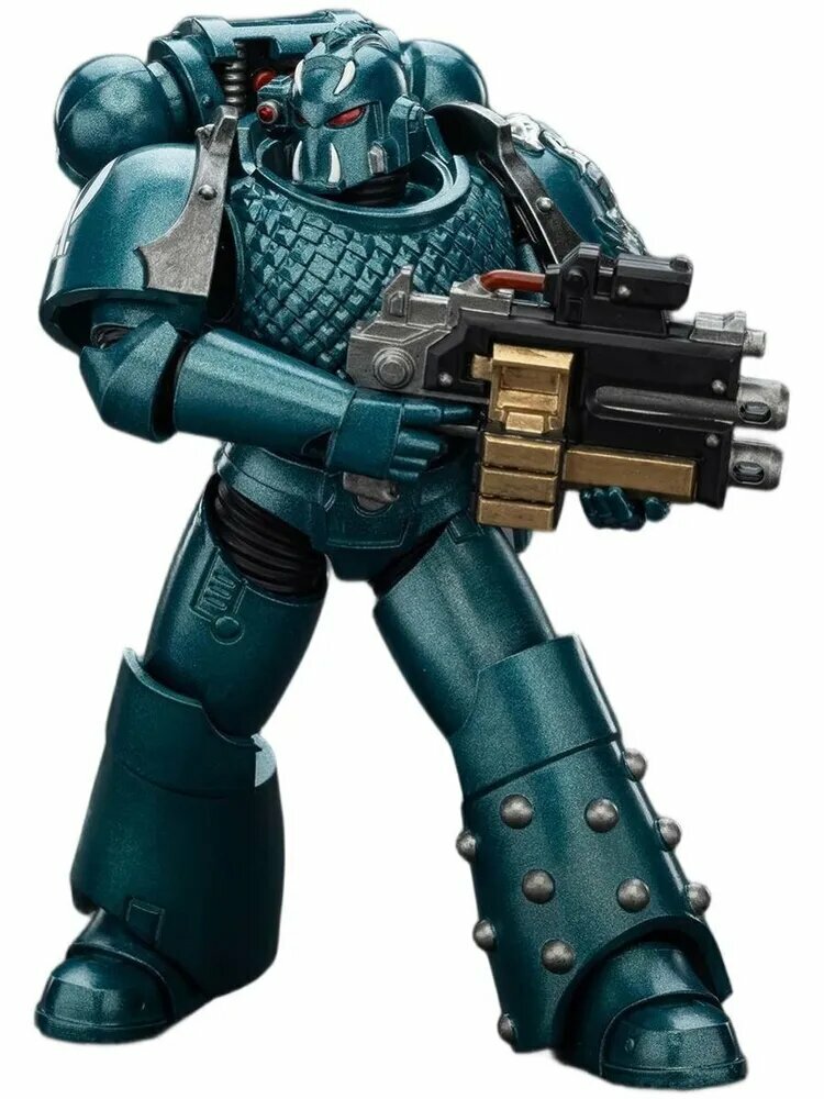 Подвижная фигурка JOYTOY Warhammer 40k Alpha Legion Headhunter Prime 1:18 Подарочная модель