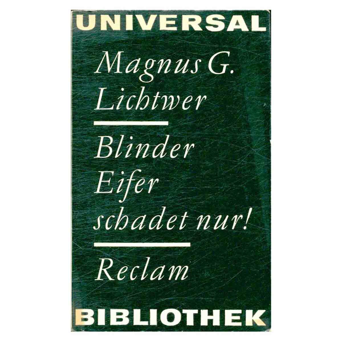 Blinder eifer schadet nur!