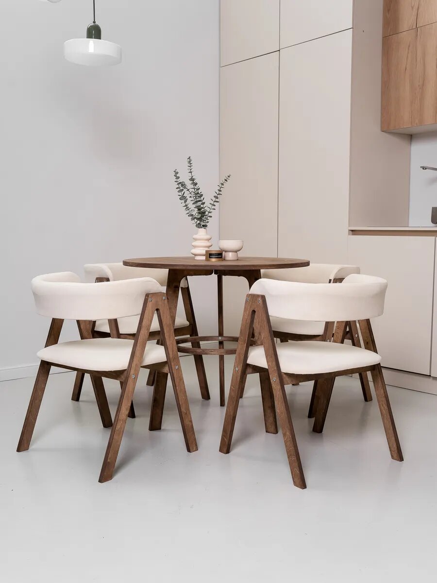 Стул мягкий кухонный со спинкой