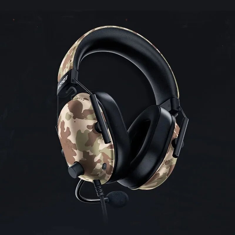 Проводная игровая гарнитура Razer BlackShark V2 X CFHD Limited Edition: объемный звук 7.1 — драйверы 50 мм — подушка из пены с эффектом памяти