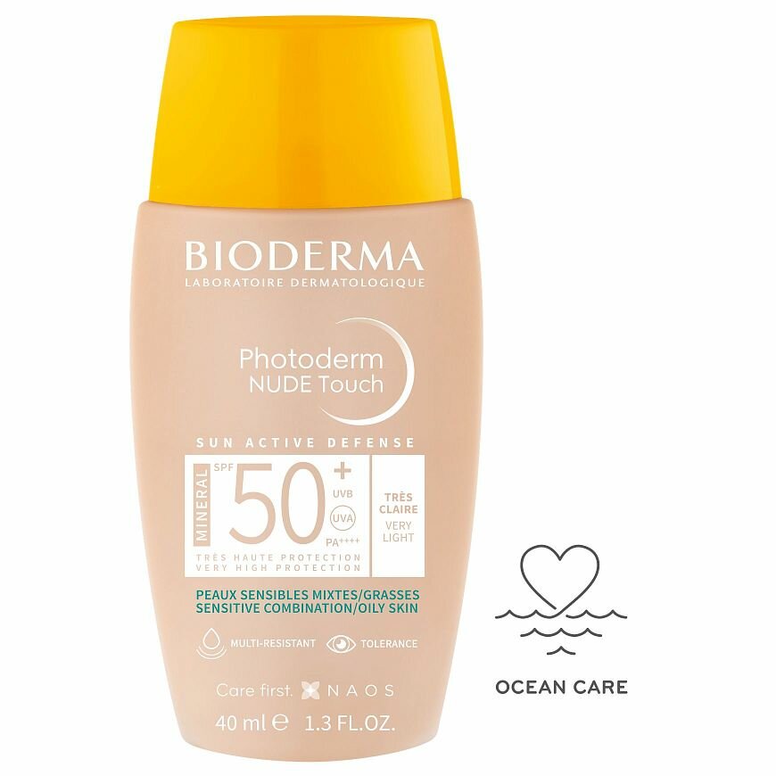 Эмульсия bioderma photoderm nude touch spf 50+
