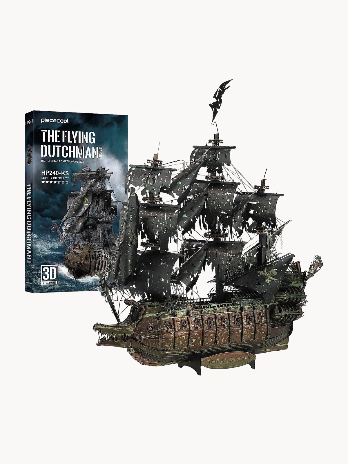 3D пазл, металлическая квлекательные игрушки для снятия стресса ручной работы, Модель пиратского корабля "