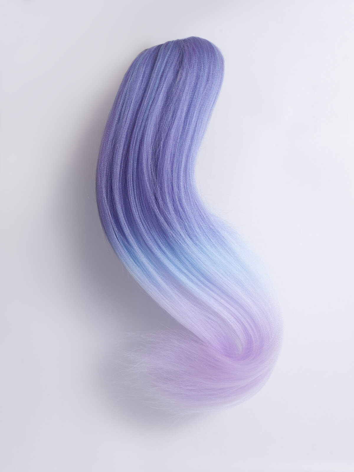 Hairshop Канекалон Вау Джау Ф30/Г16/Ф1 1,4м/100 г (Фиолетово-синий с переходом в голубой и лавандовый)