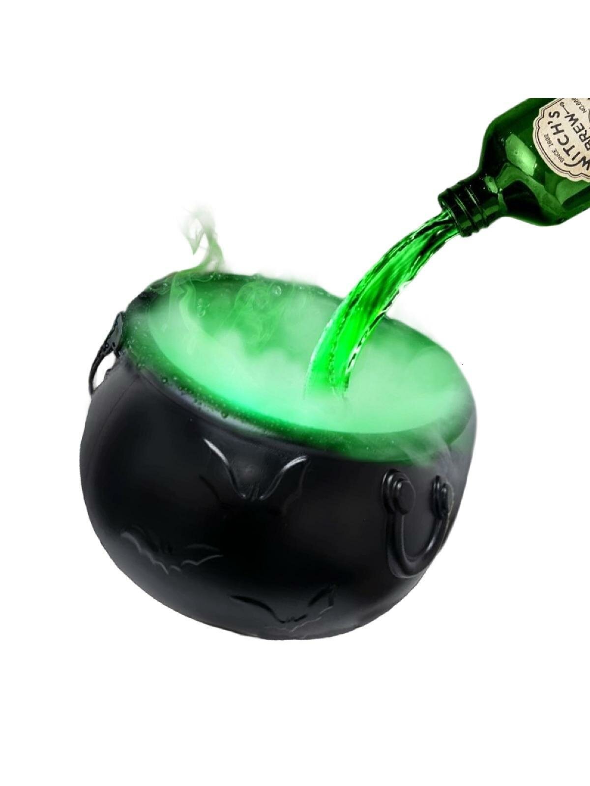 Украшения для Хэллоуина в помещении, котел, украшения для Хэллоуина с волшебными бутылочками с плавающими зельями и диффузором для домашнего сада