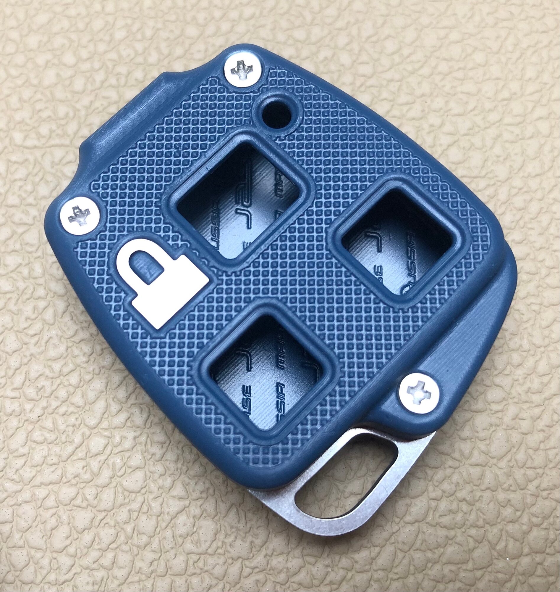 Корпус ключа "JZS Case" для автомобилей Lexus, под 3 кнопки, синий