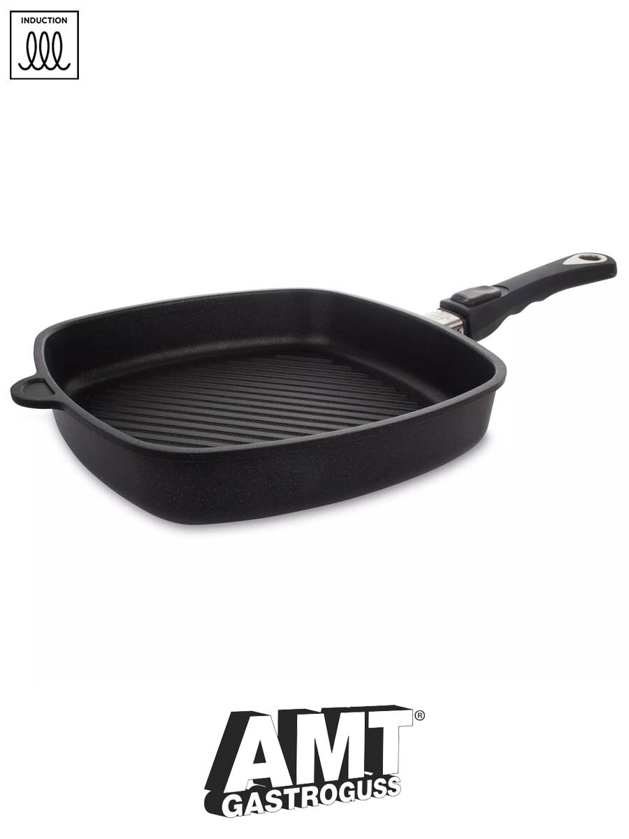 Сковорода индукционная глубокая AMT Frying Pans Titan 28x28см