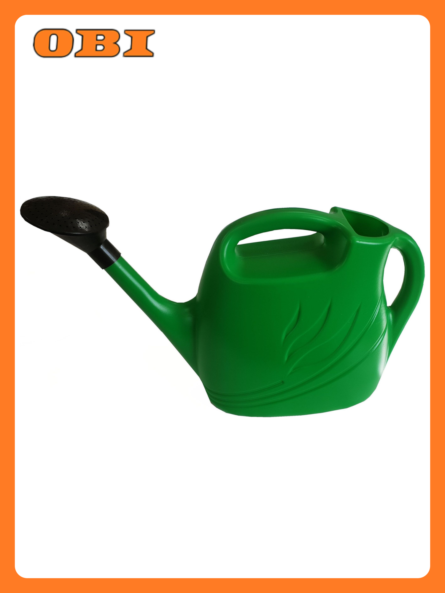 Лейка Инструм-Агро "Гардения", с насадкой, пластик, 8 л, зеленая