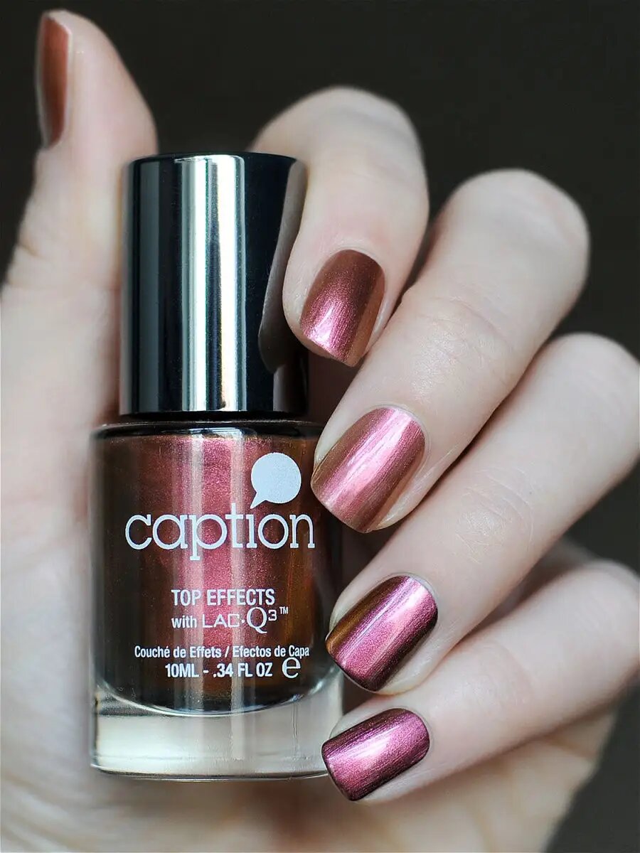 Лак-топпер CAPTION Young Nails с перламутром, 10 мл