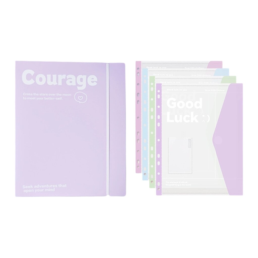 Расширяемые папки для документов Прозрачные карманы-вкладыши формата А4 Чехол для управления файлами