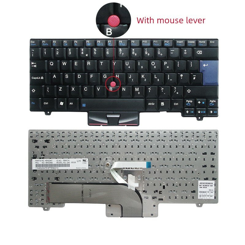 Подходит для клавиатуры IBM Lenovo SL510/410k L412 L512 L421 L410 L420 L510 L520 нет_(Аутентичная модель) (с