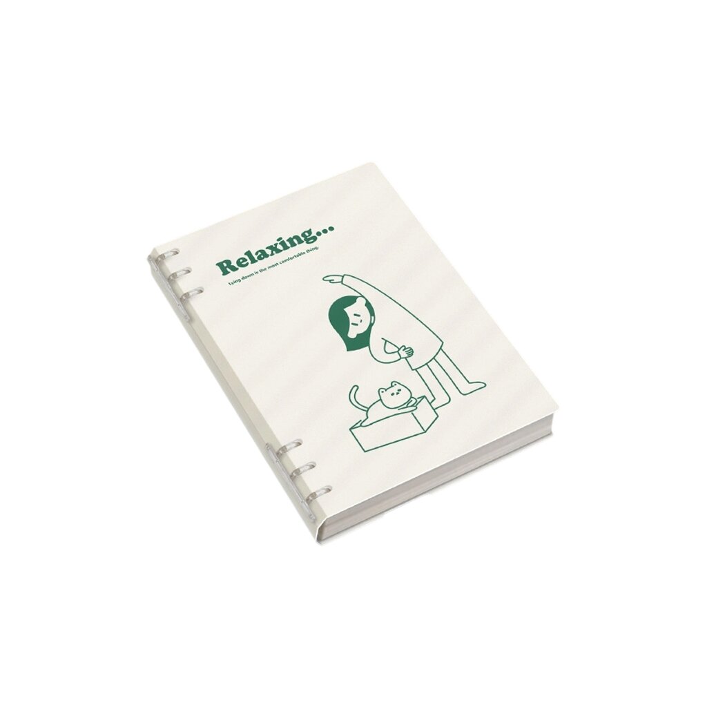 Многоразовый блокнот A 5 B5 Сменные листы Переработанные материалы Гладкий блокнот для письма многоразового использования для школьного офиса