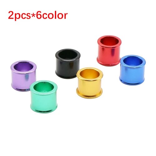Кольца для ног голубей алюминиевые 12 шт Синий, 6colors x 2