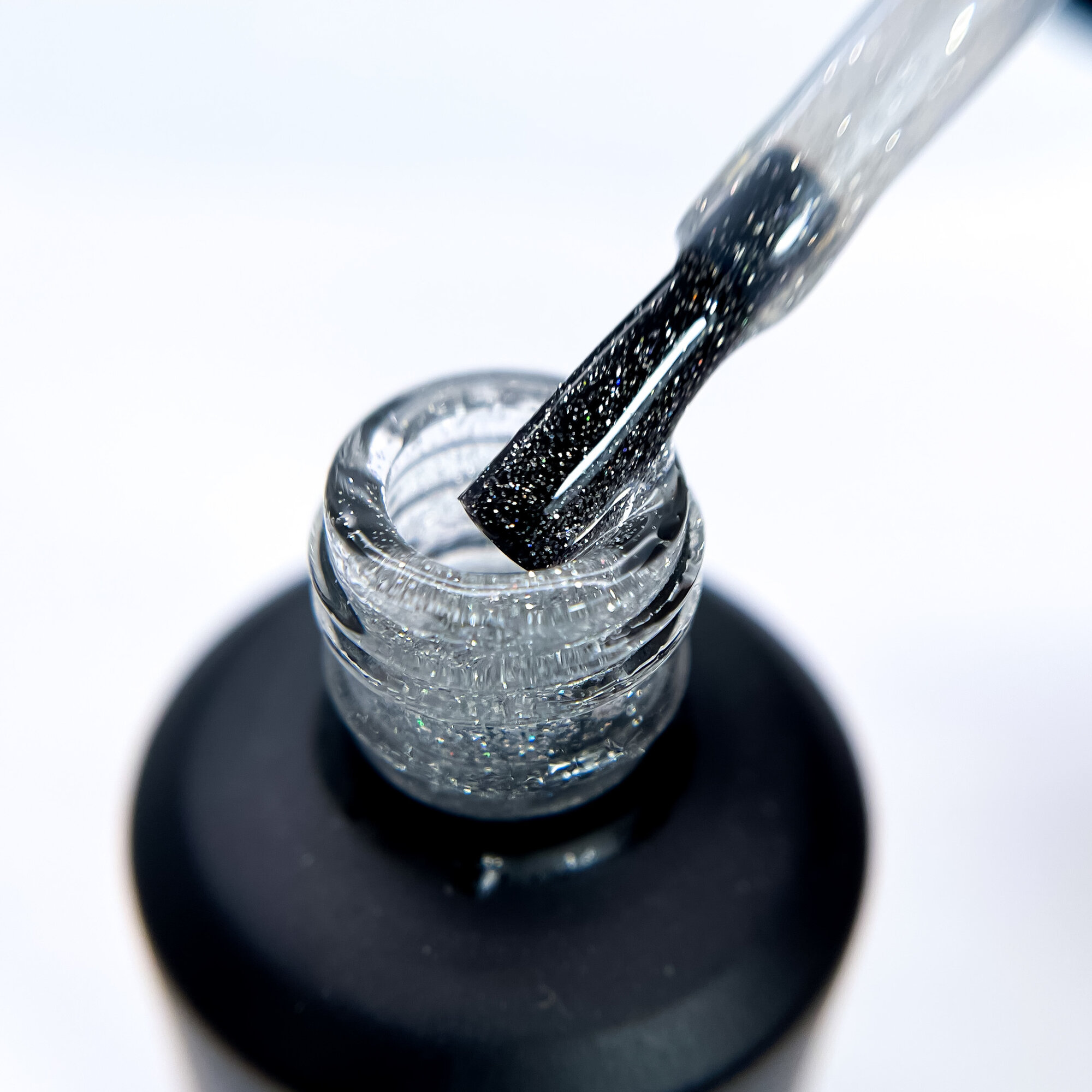 Sova De Luxe Гель-лак светоотражающий, прозрачный, оттенок 412, 15мл.