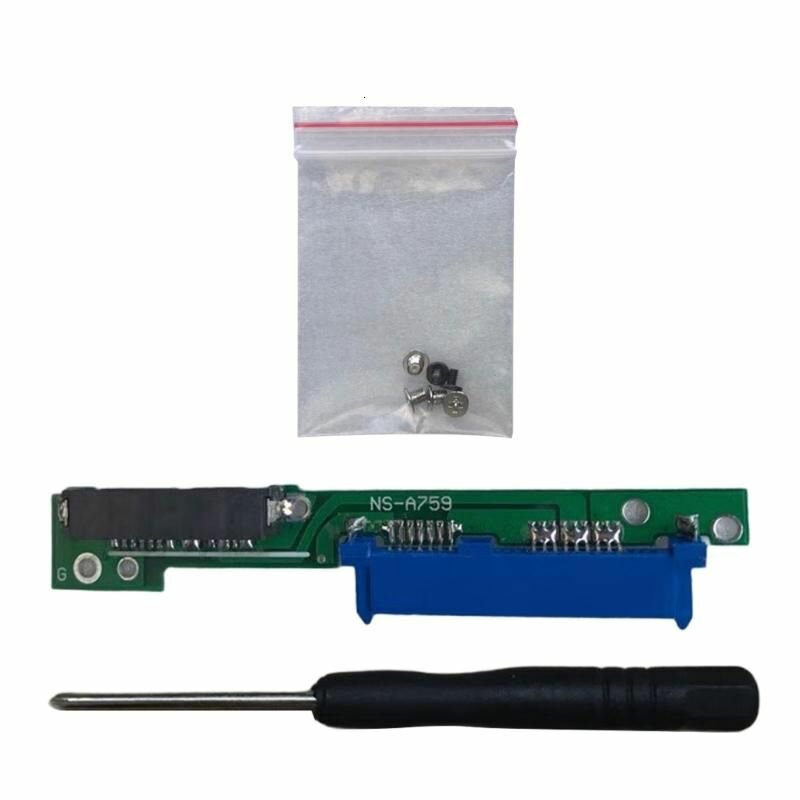 Адаптер MicroSATA 7+6 to SATA 7+15, конвертеры SerialATA, кабель и плата для 310 312 320 330 510 5000, 1pc