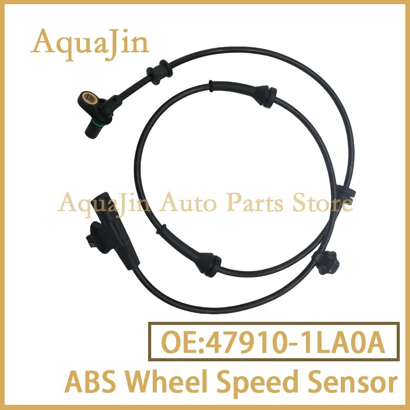47910-1LA0A Датчик скорости переднего левого и правого колеса ABS для Infiniti QX56 2011 ~ 2013 QX80 2014 ~ 2021 2015 2020 Подходит для автомобиля OE 2479101LA0A