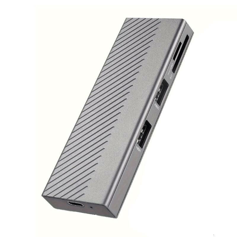 Внешнее M.2 NVME SSD CAPE CAPE USB HUB 2 в 1 протоколах поддержки адаптера