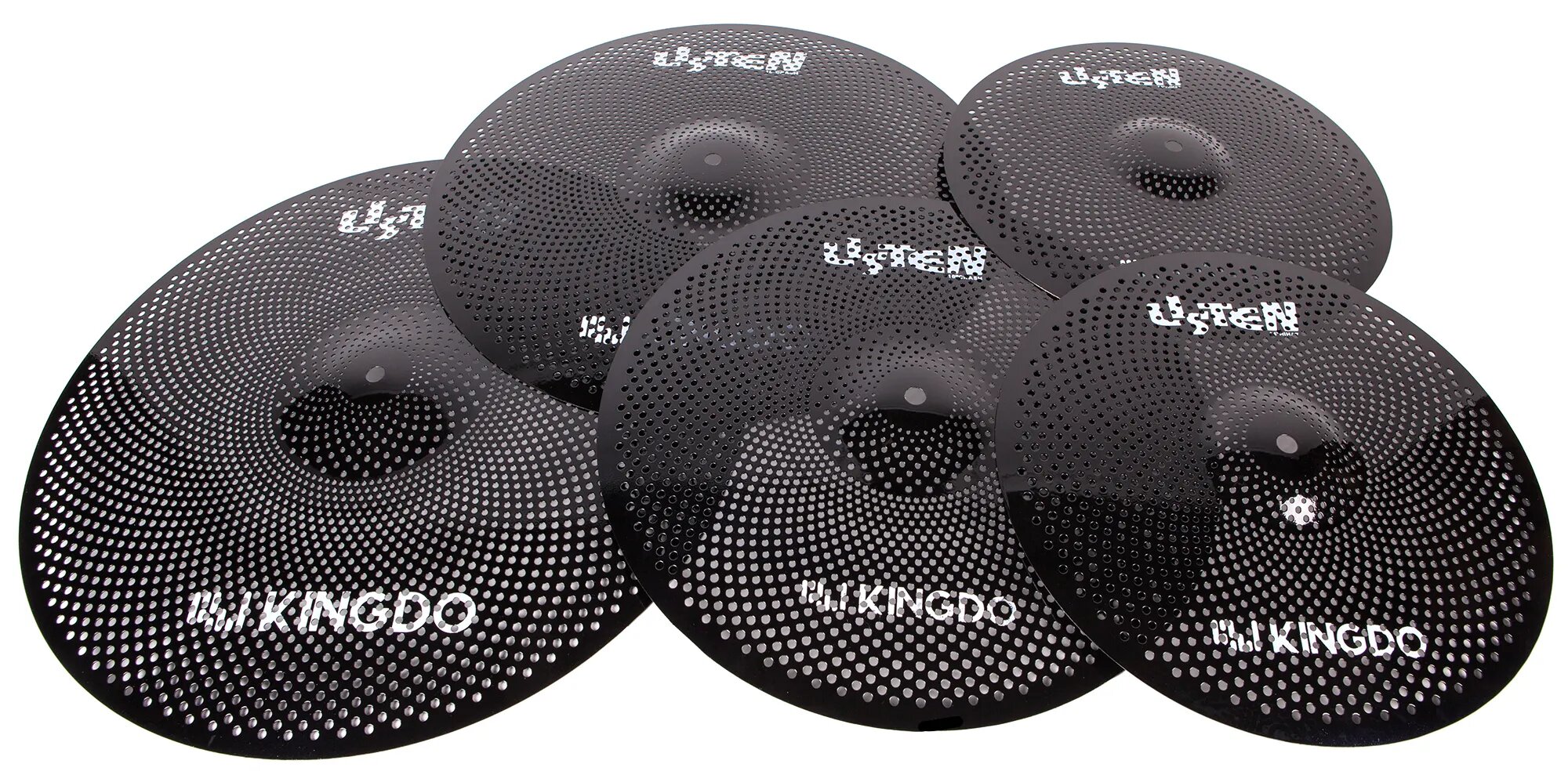 Комплект тарелок KINGDO LOW VOLUME SET 14"+16"+18"+20" BLACK