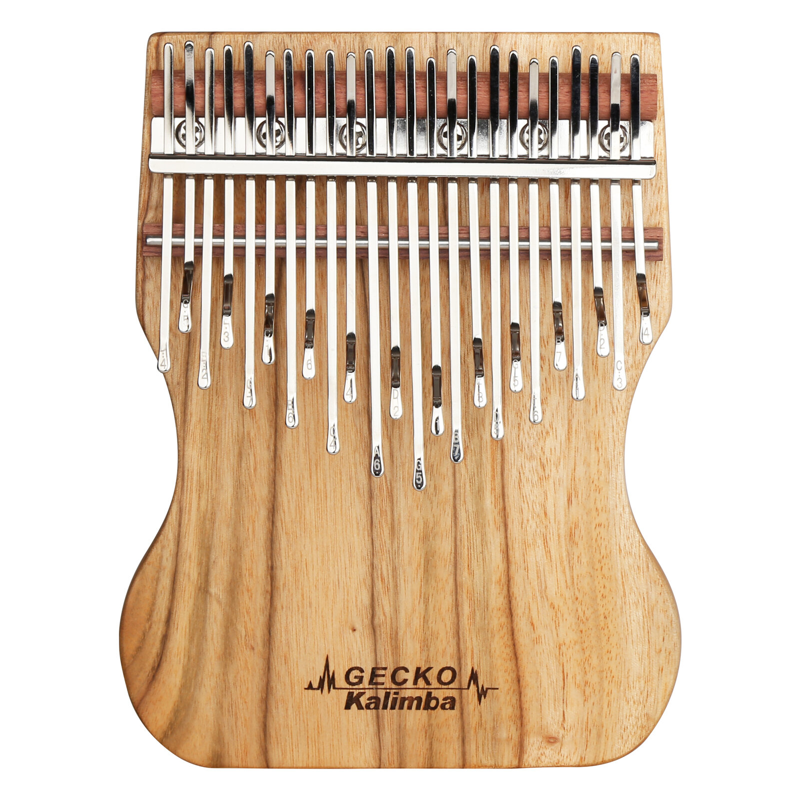 Геко Мизинчковый пианино деревянное 24 клавиши мини портативный музыкальный инструмент для любителей музыки и начинающих с чехлом с зippers, молотком для настройки, наклейкой, салфеткой для протирки, сумкой для хранения, музыкальной книгой, червеным