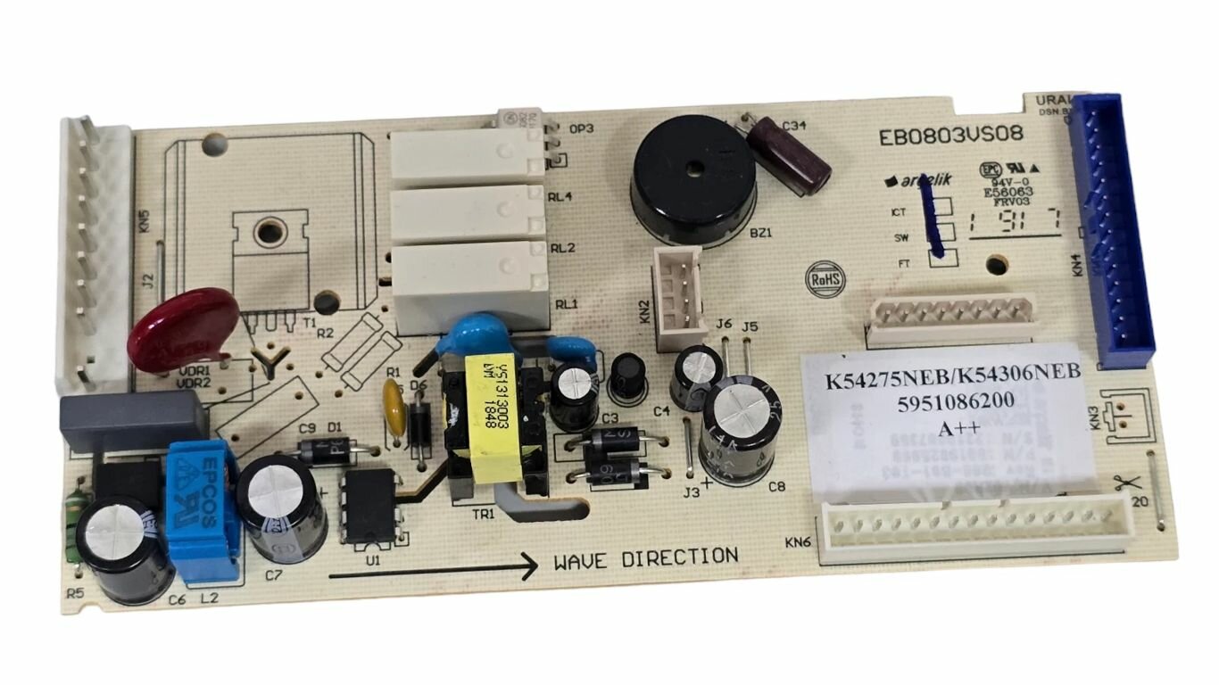 Плата управления для холодильника SMEG C8174TN2P, C8194TN2P