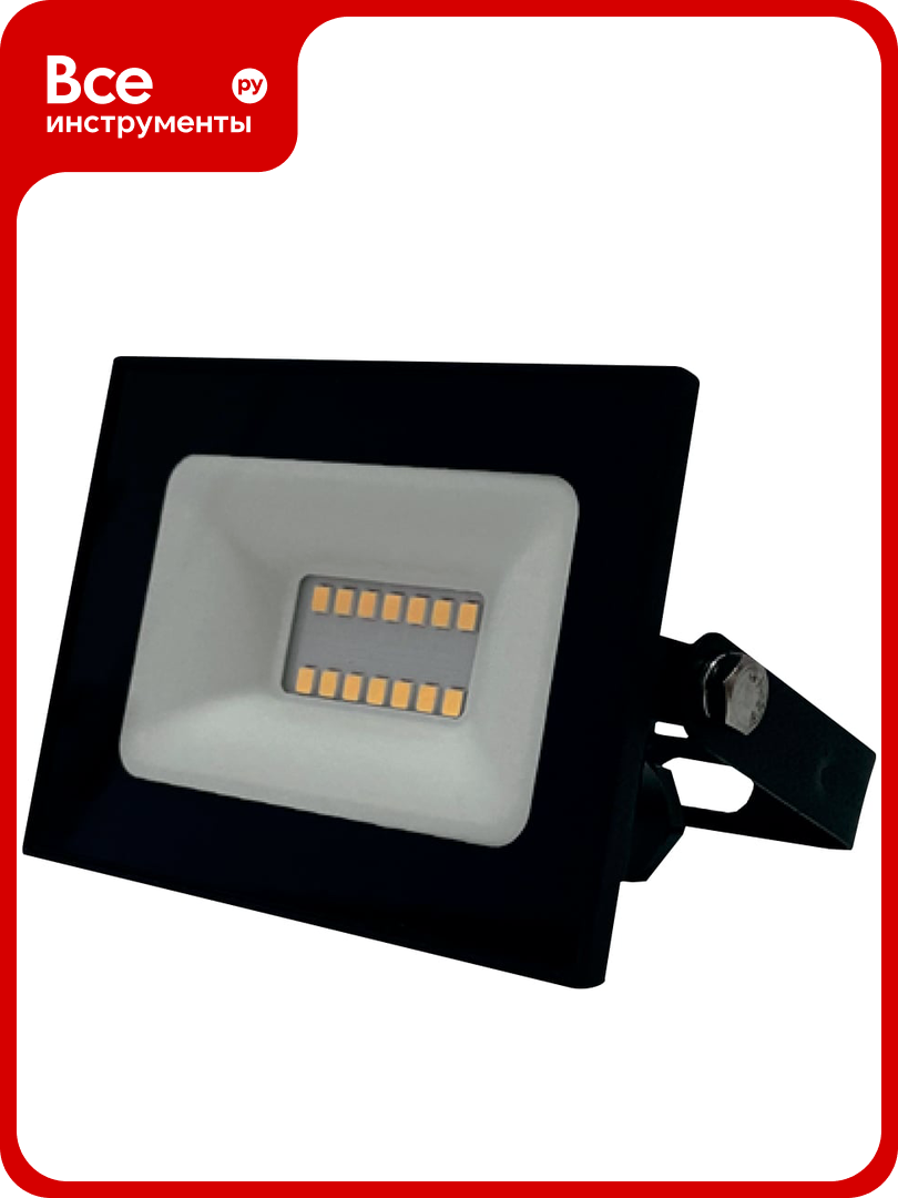 Прожектор FLLED LightPAD 20W Black 2700К 2000Лм 20Вт AC220240В 98x65x30мм 130г 615985, металла, черный