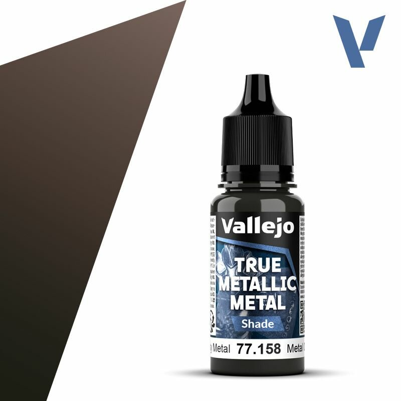 Акриловая краска для моделирования - Vallejo True Metallic Metal - Rusty Metal (Shade)