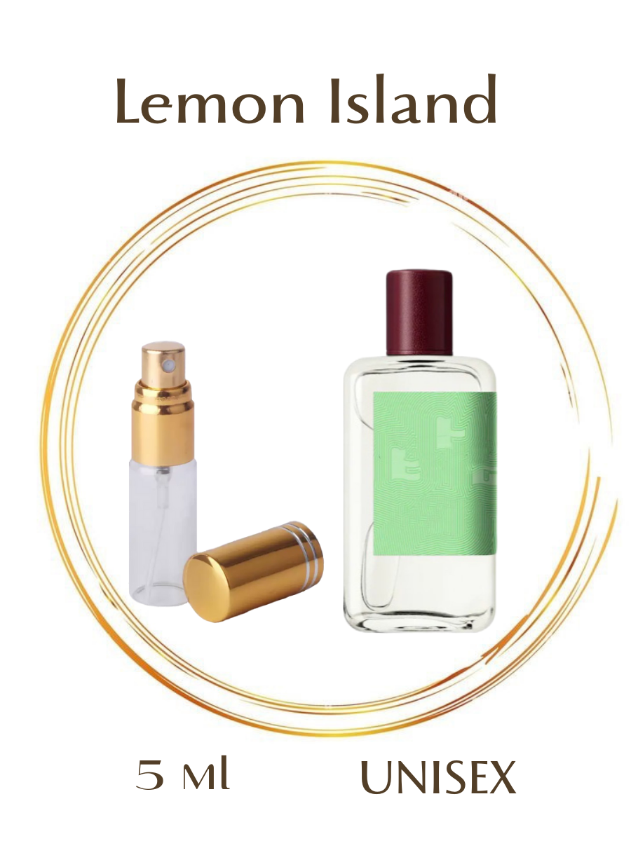 Духи парфюм Lemon Island спрей 5 мл унисекс, цитрусовый аромат