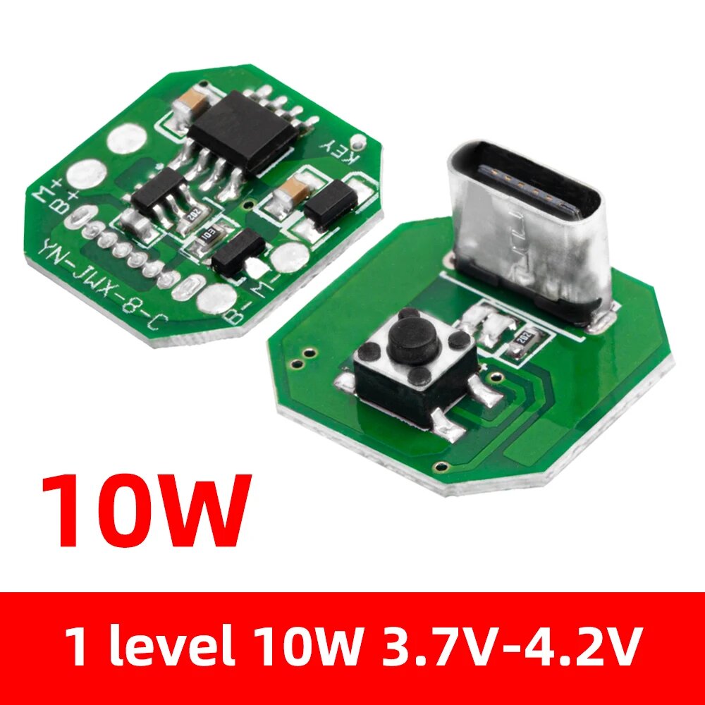 USB-C Модуль зарядки 10W 3.7-4.2V