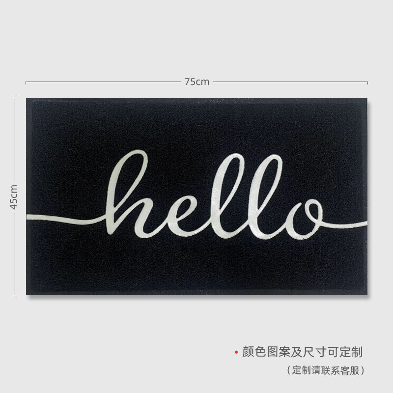 Трансграничное поколение welcome коврики для пола Amazon Горячие продажи hello_15mm×45cm×75cm