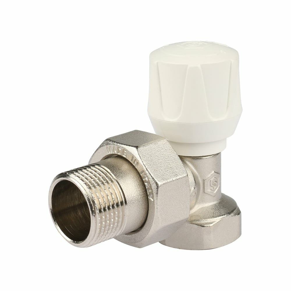 Ручной угловой терморегулирующий клапан STOUT RG008S6N6OJKFB