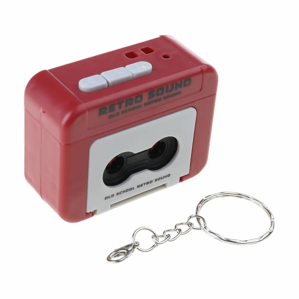 Очаровательный миниатюрный диктофон на брелок для повседневного использования и декора