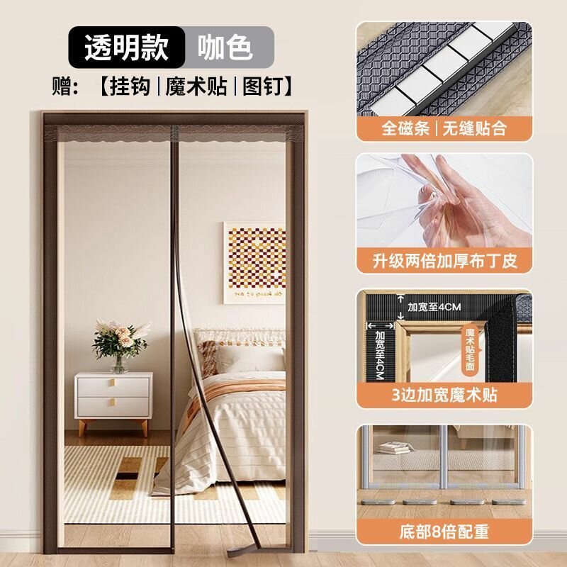 Занавеска для двери кондиционера, ветрозащитная, теплоизоляционная, без необходимости сверления, для домашнего использования, зимнее тепло, блокировка ветра, прозрачная пластиковая перегородка для кухни