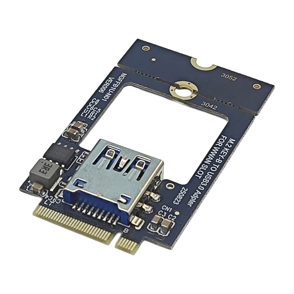1 адаптер M.2Bkey, беспроводная сетевая карта Bluetooth, твердотельный накопитель USB3.0