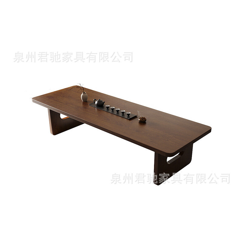 Новый китайский стиль, стол для чая из массива дерева для домашнего офиса, стол для обсуждений, оригинальный деревянный большой стол, креативный стол для заваривания чая в стиле дзен и стулья