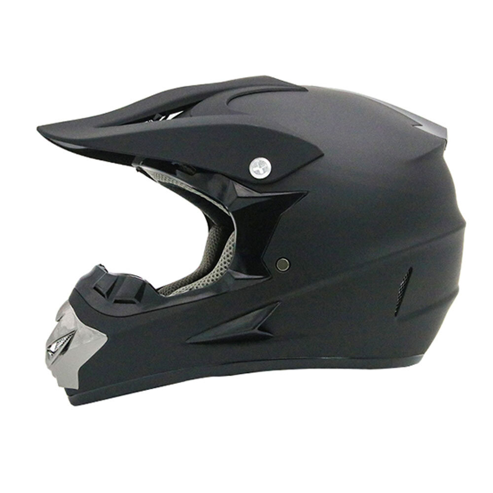 Мотошлем для внедорожного катания полноформовый легкий с очки, шарфом для шеи, перчатками для мужчин и женщин всесезонный, цвет: Оранжевый флорал / Зеленый флорал / Черный со звездой / Матовый черный, материал: ABS, размер: S / M / L / XL, окружность