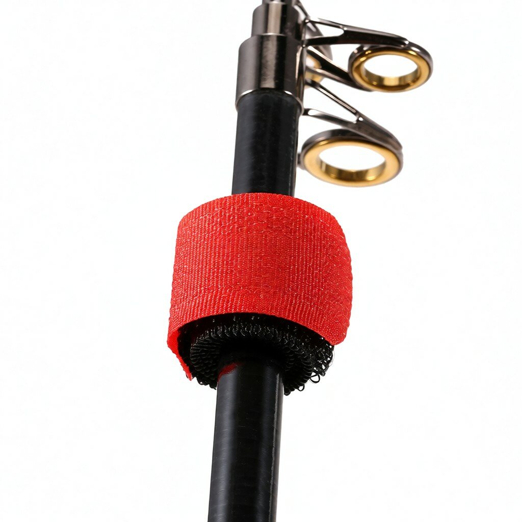 2pcs Резиночки для удочек Рыбацкие Стропы Крепления Для Удочки Скаток Кабель Нитки Фастенер Ремень Рыбацкие Инструменты Аксессуары Материал Нейлон Ширина Ремня 2cm Длина 16cm 20cm 24cm (доступно)