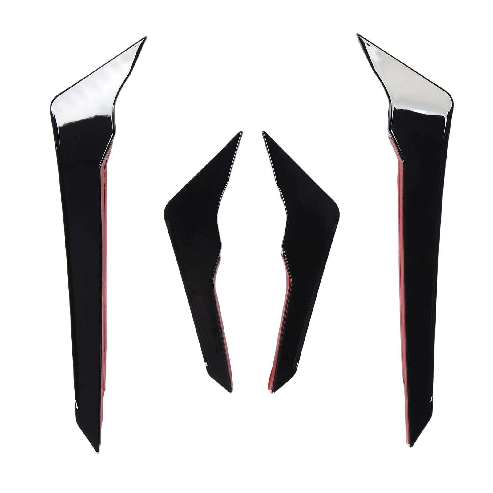 Передний боковой спойлер бампера ярко-черный замена для FY S-line 2021-2024 пара