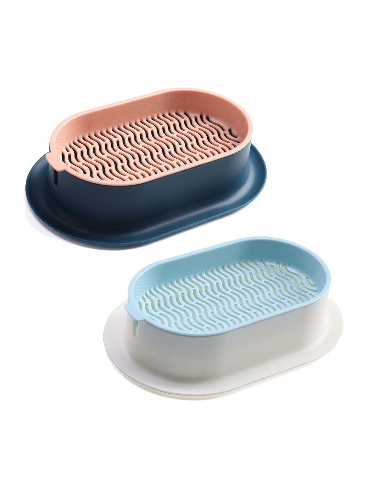 Упаковка из 2 лотков для травы для кошек, лоток для растений для дома, офиса, сада