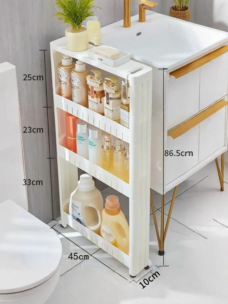 10*86cm Компактные полки из АБС-пластика, экономящие место-4-й этаж;