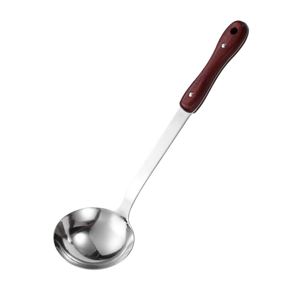 Кухонный шпатель деревянный ручка ковш