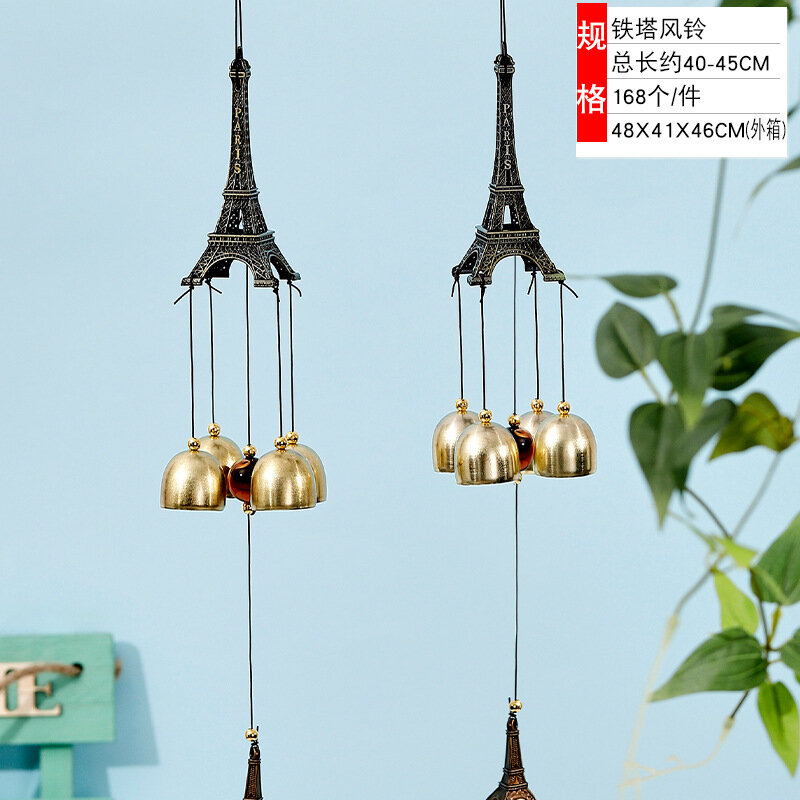 Новый металлический колокольчик в стиле TikTok, древний стиль, кисточка, голубые глаза, этнический подвесной колокольчик, сувенир для путешествий, оптовая продажа колокольчиков